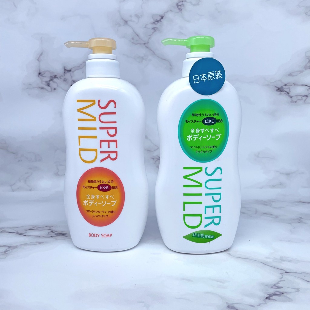 SUPER MILD 詩波蜜柔 沐浴乳 ｜ 花果香 ｜ 柑橘香 650ml | 蝦皮購物