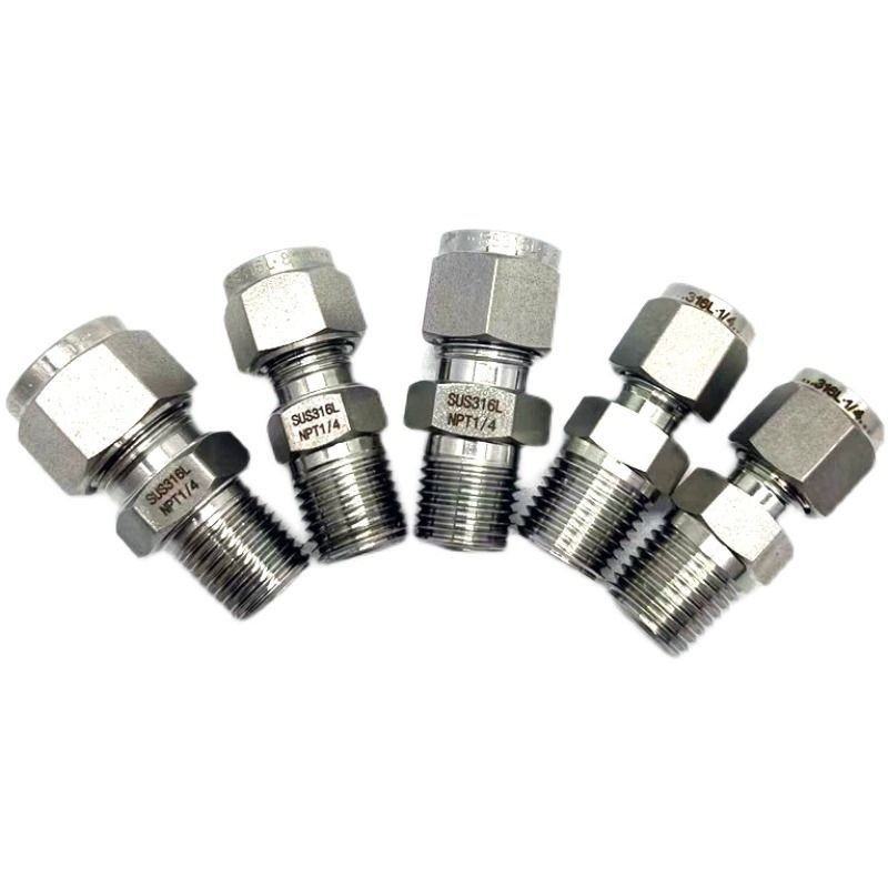 316L不鏽鋼直通zg1/4 1/8外螺紋轉卡套 轉接頭 變徑MC4 6 8 10mm連接 | 蝦皮購物