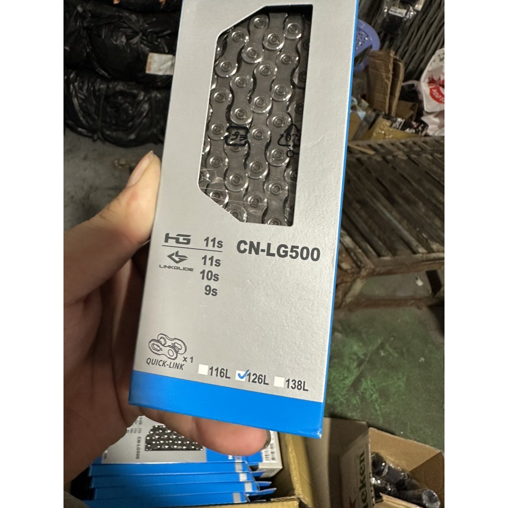 Lg500 Shimano 鏈條使用 9、10、11 速 126L 帶鎖 | 蝦皮購物