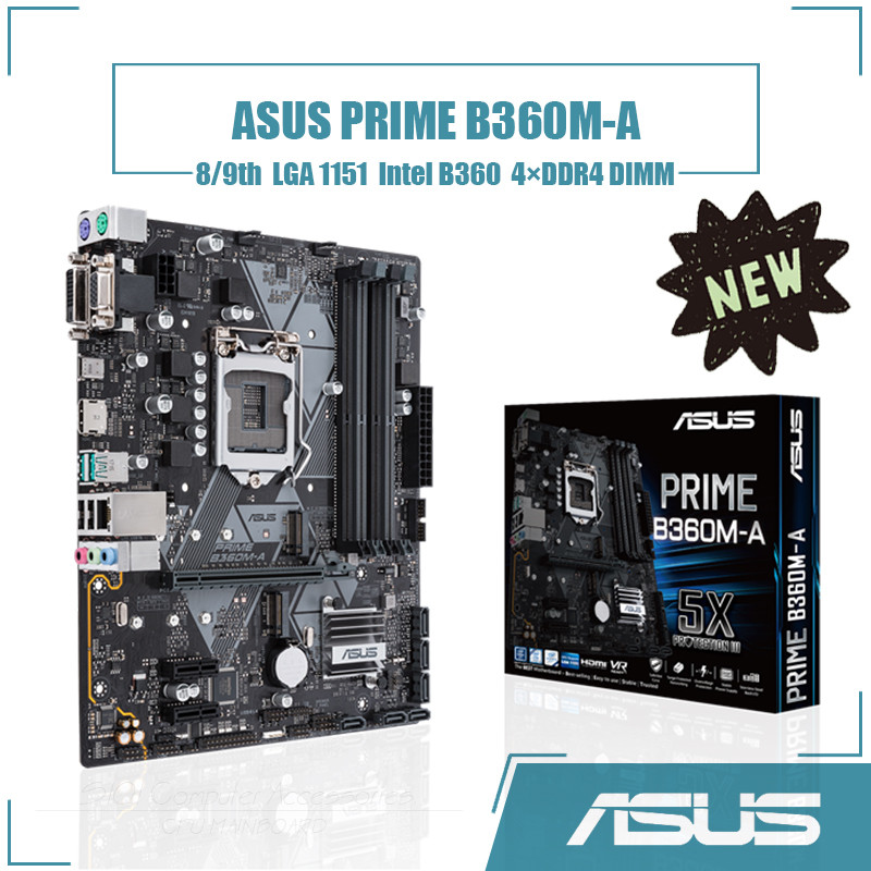 英特爾 [新] 華碩 PRIME B360M-A 主板 Intel B360 芯片組 LGA 1151 4xDDR4 D | 蝦皮購物