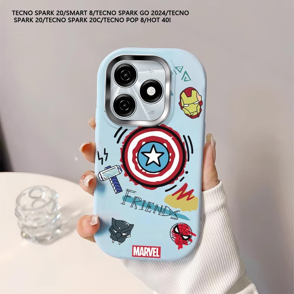 Tecno Spark Go 2023 2024 Spark 20 20C 10 10C Marvel Superher | 蝦皮購物