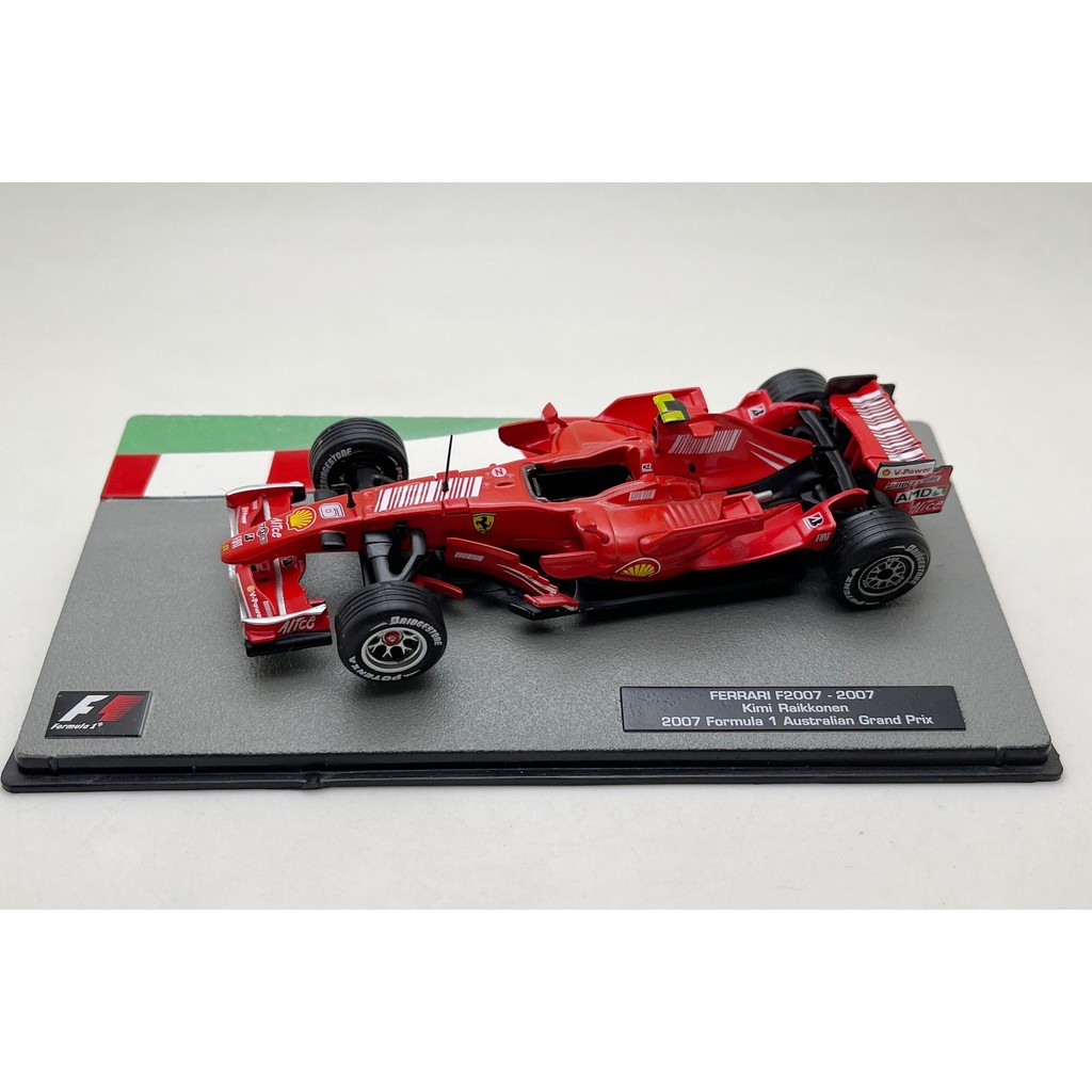 現貨1:43 IXO法拉利F2007一級方程式F1賽車模型車模 Kimi萊科寧2007賽季揭幕戰澳洲站冠軍 所見所得，出 | 蝦皮購物