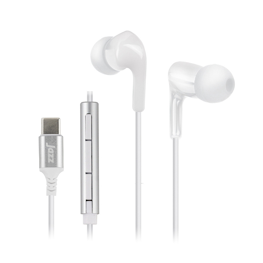 【INTOPIC 廣鼎】JAZZ-C122 Type-C 陶瓷入耳式耳機-白 | 蝦皮購物