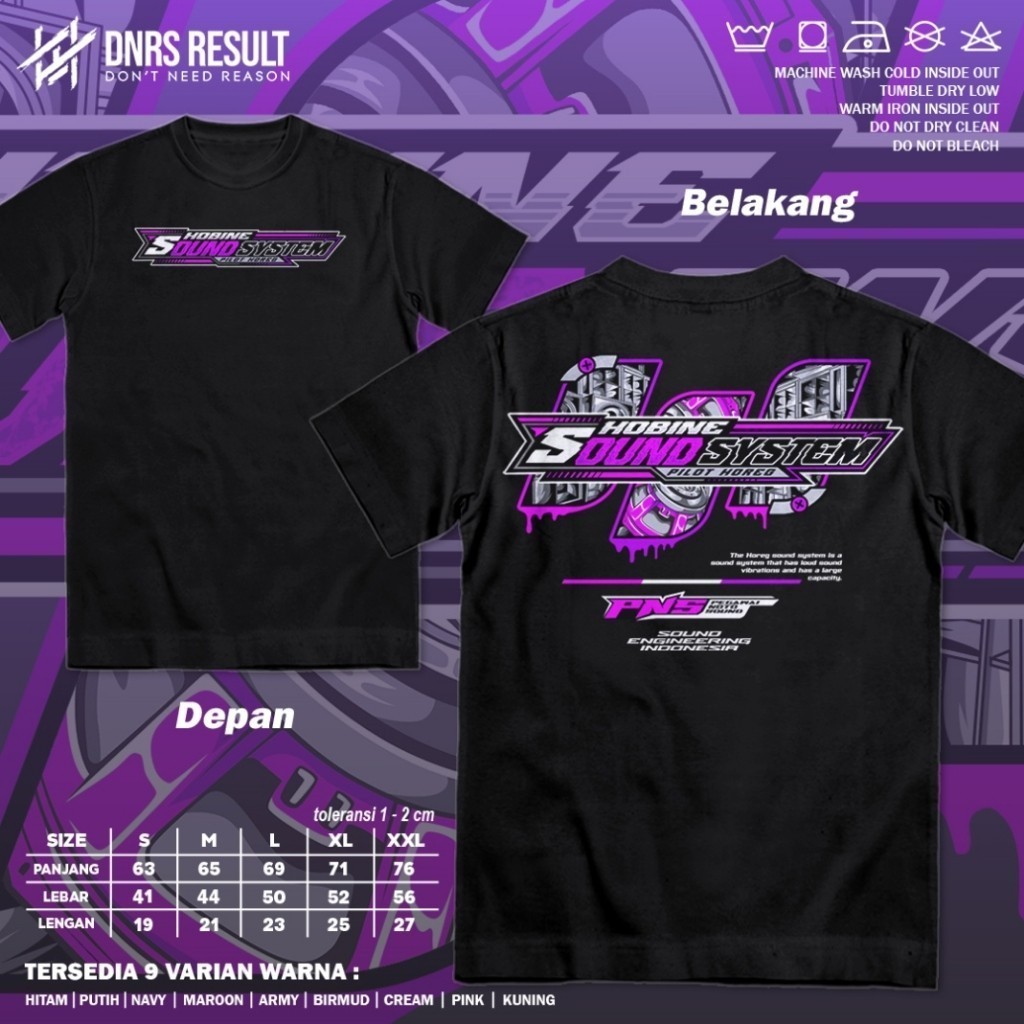 Dnrs Kaos 音響系統員工 Noto Sound Clothes Distro Operator 音響系統 Hor | 蝦皮購物