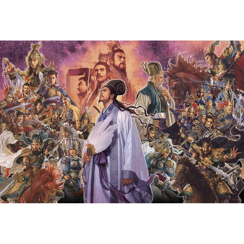 Yanoman｜1000片拼圖｜長野剛【三國志】｜人物繪畫｜10-1334 | 蝦皮購物