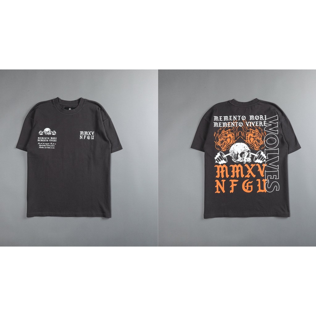 潮流 MMXV-NFGU黑武士印花短袖男女ins運動健身休閒寬鬆大尺碼t恤0930 | 蝦皮購物