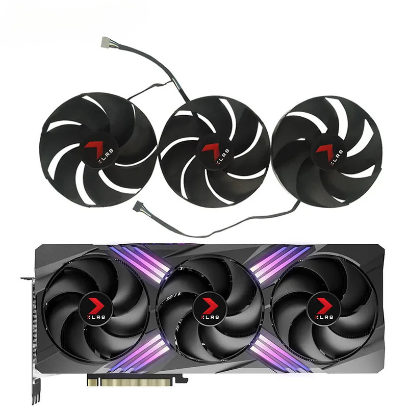 PNY GeForce RTX 4070 Ti 4080 4090 XLR8 FD10020M12D RTX4070Ti | 蝦皮購物