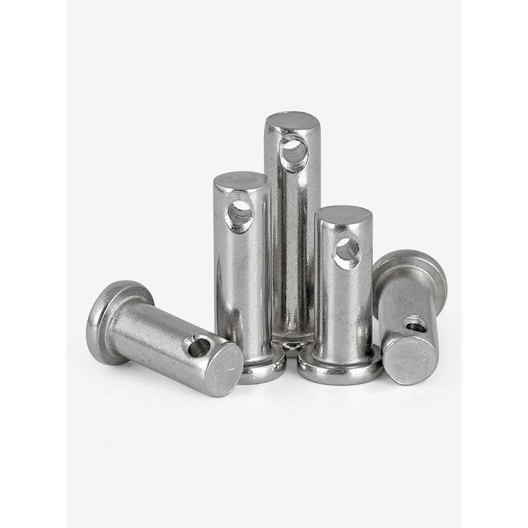 M3 M4 M5 304不銹鋼銷軸GB882軸銷平頭圓柱銷帶孔定位銷 | 蝦皮購物