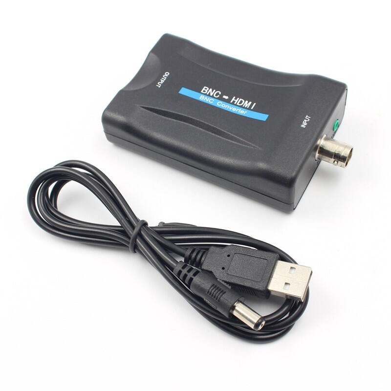 【崇德鋪】SCART/BNC轉HDMI高清轉換器 VGA to Scar類比轉HDMI顯示器1080P/720P視 | 蝦皮購物