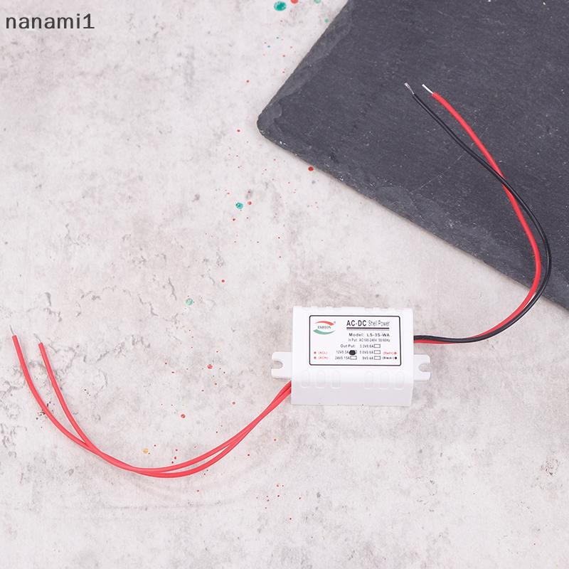 Nanami1 AC轉DC轉換器降壓電源模塊AC100V-240V轉DC 3.3V 5V 9V 12V 24V 3W L | 蝦皮購物