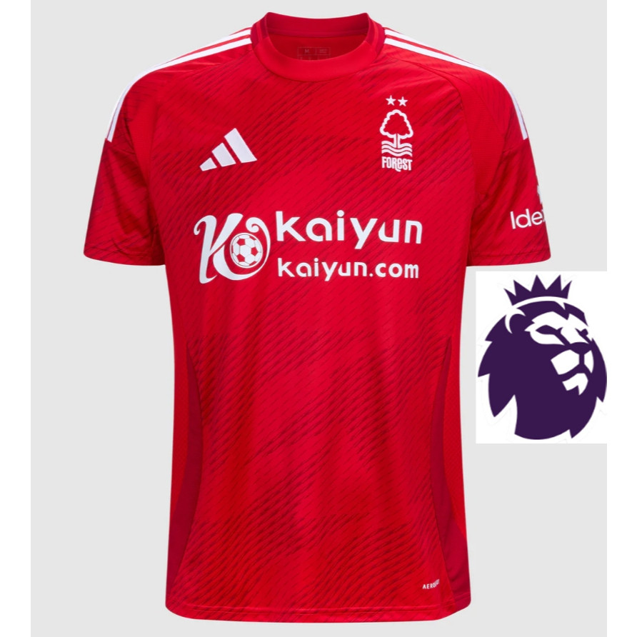 Nffc 諾丁漢森林 2024 主場紅色男式足球衫 | 蝦皮購物