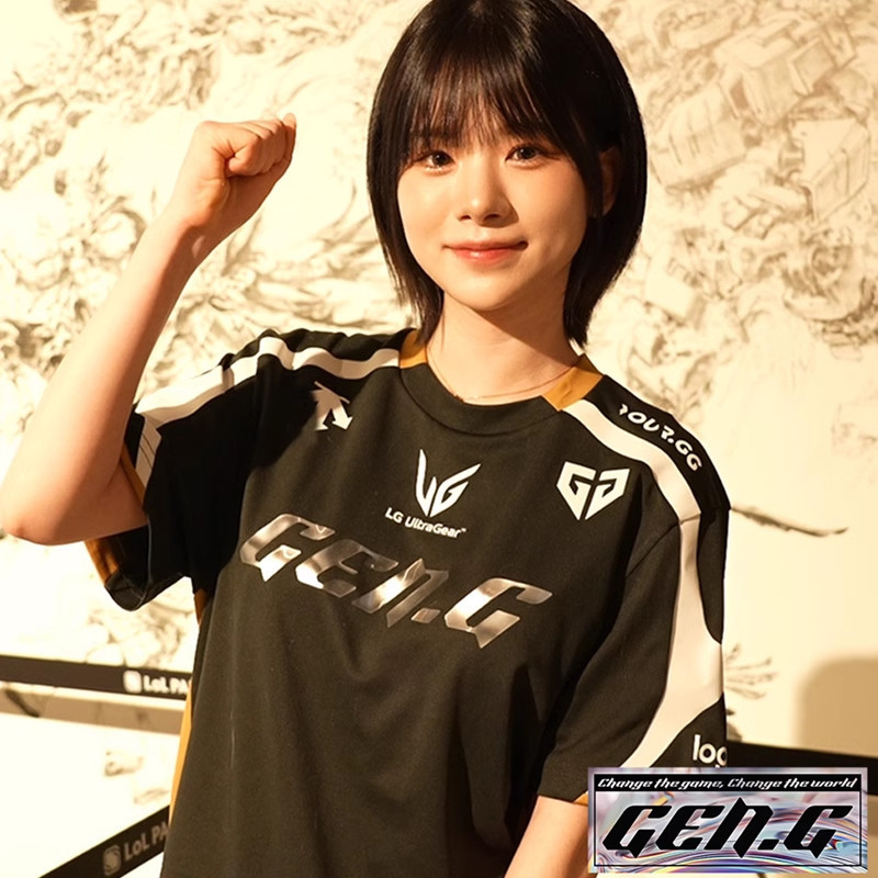 GenG Jersey 2025LCK 隊服,電競比賽速乾透氣 T 恤,街頭上衣 | 蝦皮購物