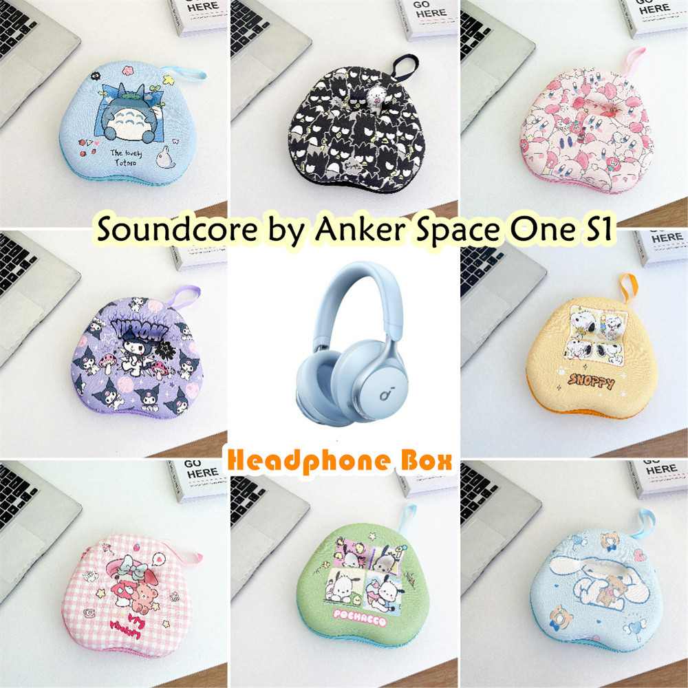 現貨! 適用於 Anker Space One S1 耳機盒的 Soundcore 可愛耳機收納袋外殼盒 | 蝦皮購物