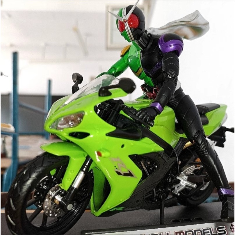 【特價促銷】shf假面機車騎士機車frs王牌載具疾風W手辦模型DIY場景搭配道具 | 蝦皮購物