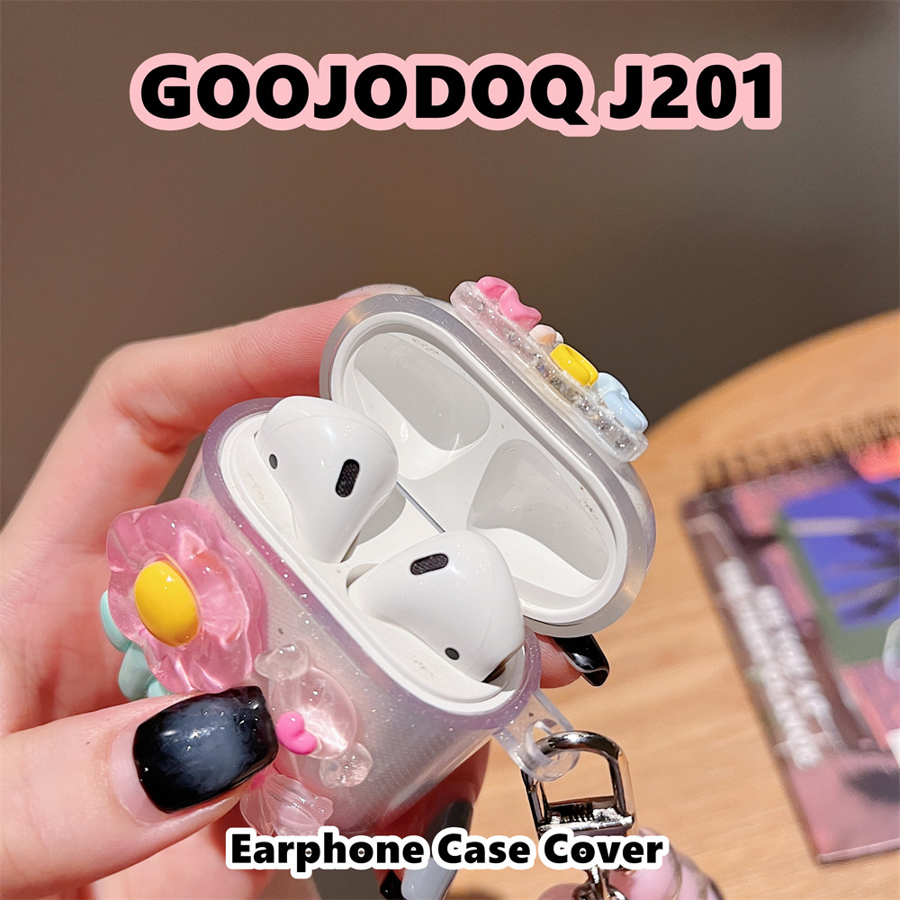 【潮流正面】適用於 Goojodoq J201 手機殼軟矽膠 DIY 夏季風格耳機殼保護套 | 蝦皮購物
