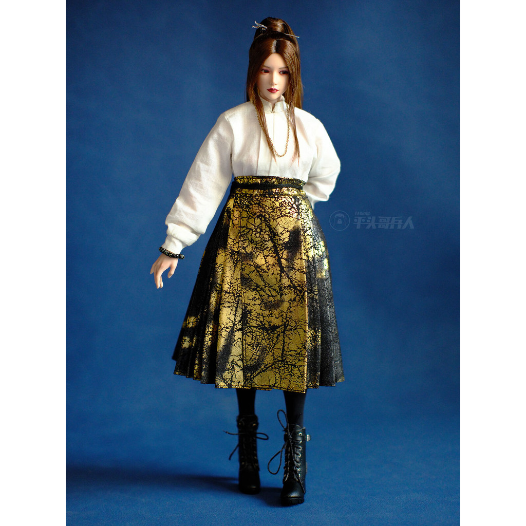 【高品質】現貨原創 自製 1/6 女兵人 馬面裙 i8小琪改造 at202素體 | 蝦皮購物