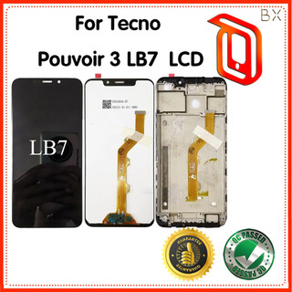 適用於 Tecno Pouvoir 3 LB7 全液晶顯示屏觸摸屏完整玻璃數字化儀總成手機維修更換 | 蝦皮購物