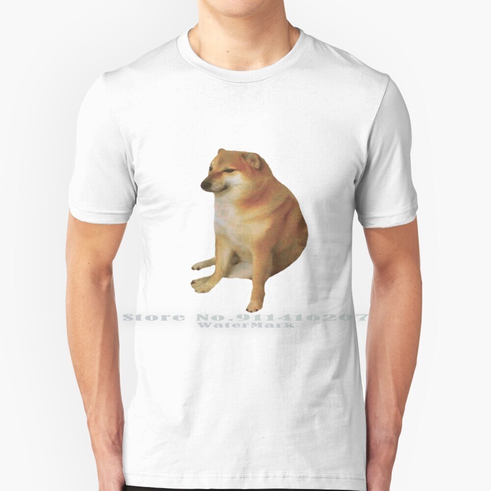 Cheems T 恤 100% 純棉 Cheems Doge Dogelore Shiba Inu Doggo Meme | 蝦皮購物