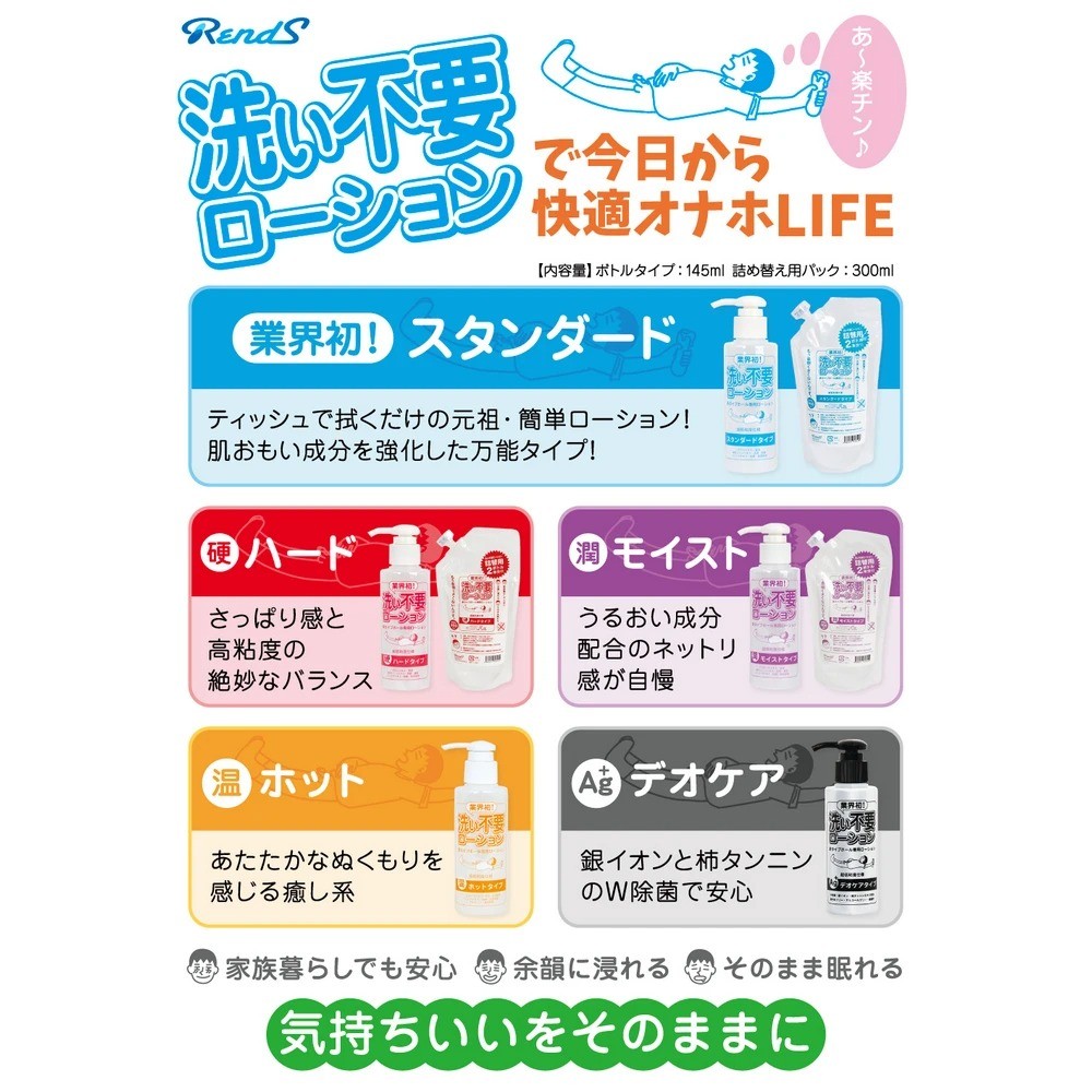 日本RENDS 免清洗超低黏度水溶性潤滑液(補充包)300ml 水性潤滑劑 長效潤滑 免洗 情趣用品 快速出貨 情趣壹勾 | 蝦皮購物