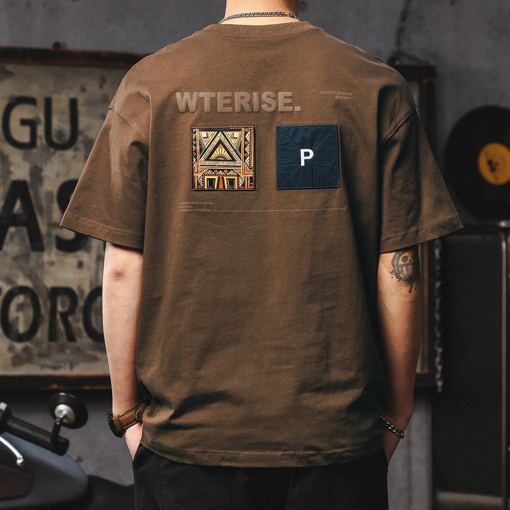 【限時下殺·當天出貨】260g純棉重磅短袖上衣潮流印花美式上衣百搭大尺碼上衣休閒日系夏裝男生 t恤oversize t恤 | 蝦皮購物