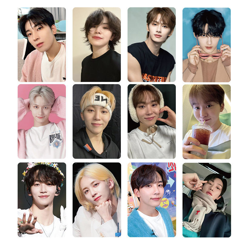 🔥臺灣出貨 55張男團Seventeen鐳射小卡ins風明星周邊寫真高清LOMO小卡應援物 | 蝦皮購物