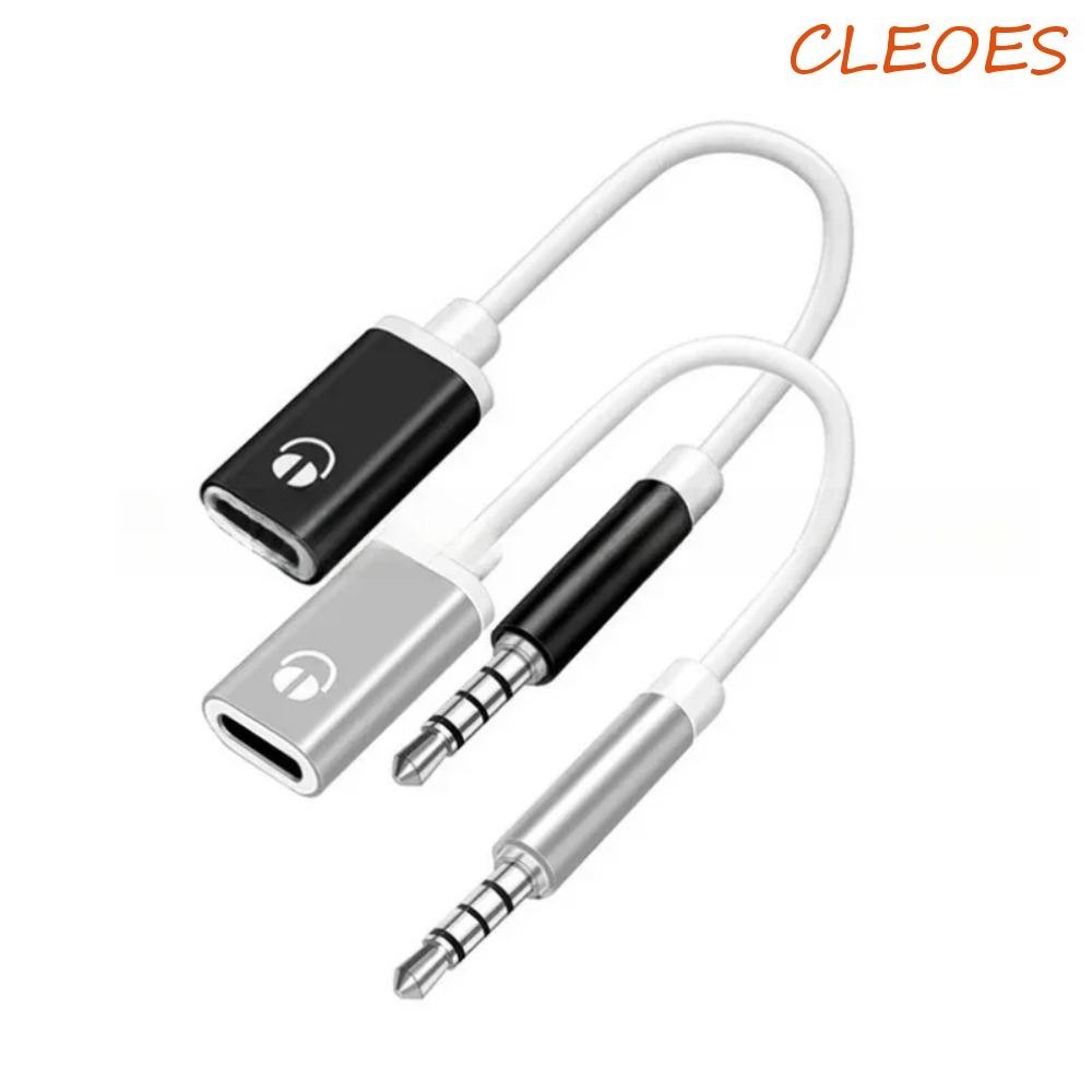Cleoes 3.5mm 公頭 Type-C 母頭轉換器,Type C 母頭耳機轉換器 Type-C 轉 3.5mm 插 | 蝦皮購物