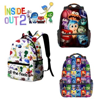 Iniside Out 2 卡通動漫高品質全印花雙肩包,日常登山運動雙肩包,兒童學習用品,開學禮物 | 蝦皮購物
