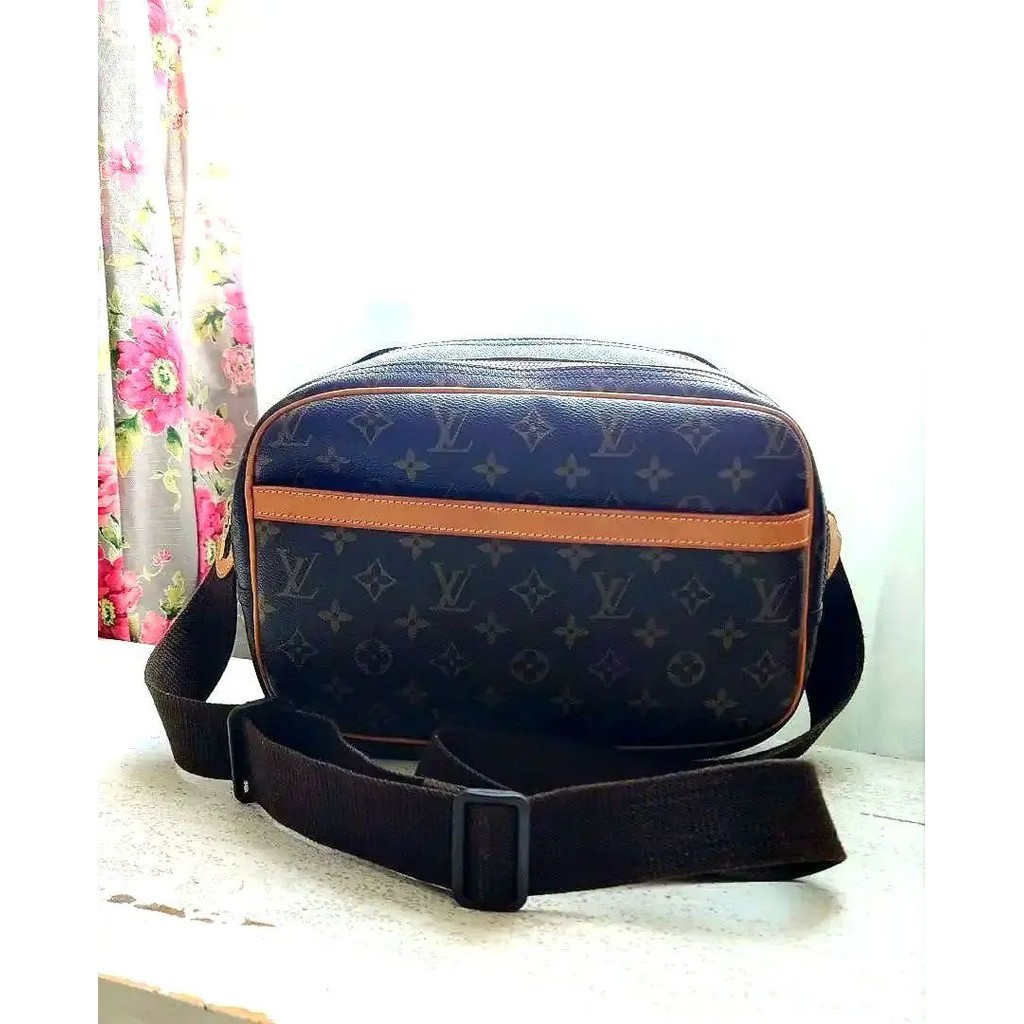 LOUIS VUITTON 路易威登 肩背包 M45254 老花Monogram reporter PM 日本直送 二手 | 蝦皮購物