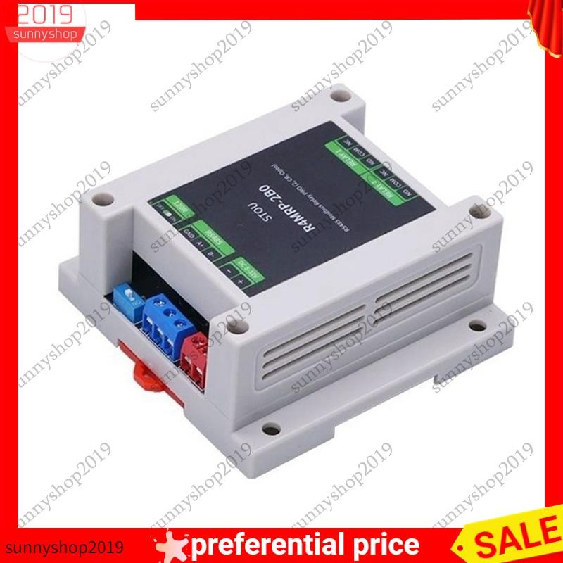 【品質S2】工業級2-CH繼電器模塊RS485接口繼電器Modbus RTU協議控制光耦隔離 | 蝦皮購物