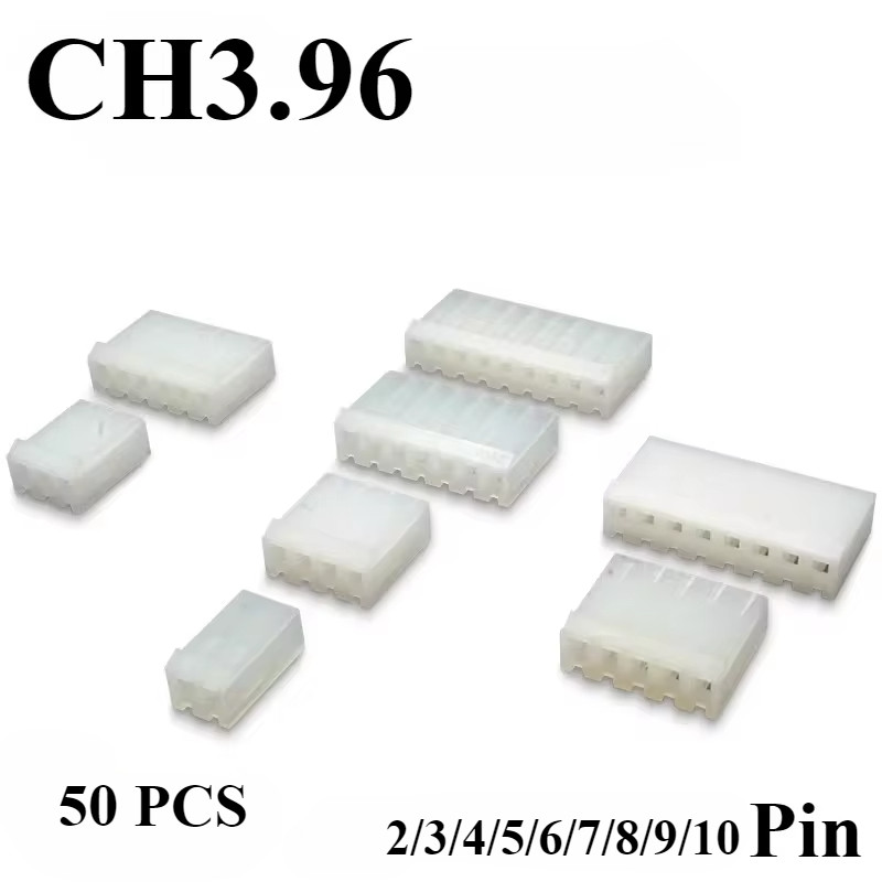 50 件批量連接器 CH3.96 Molex 3.96 外殼連接器端子間距:3.96MM | 蝦皮購物