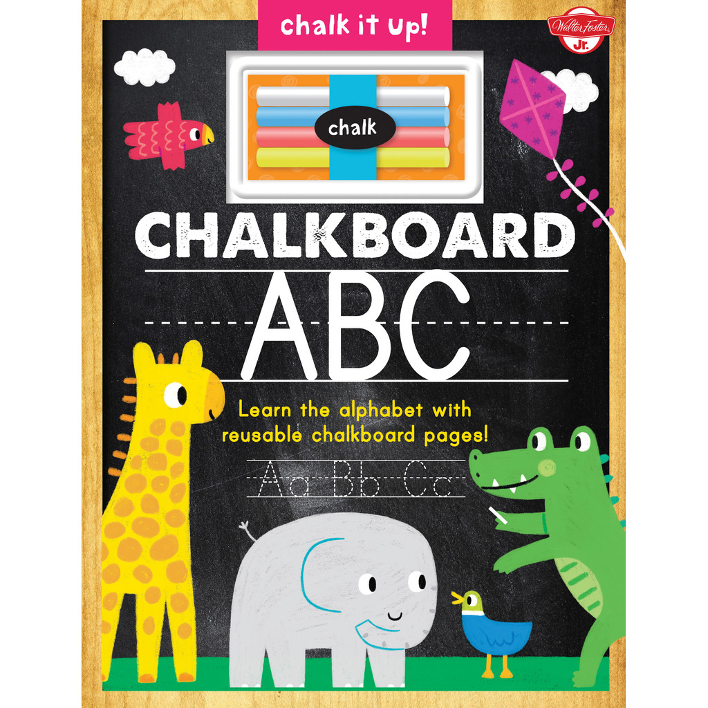 Chalkboard ABC ― Learn the Alphabet With Reusable Chalkboard Pages!(精裝 ...