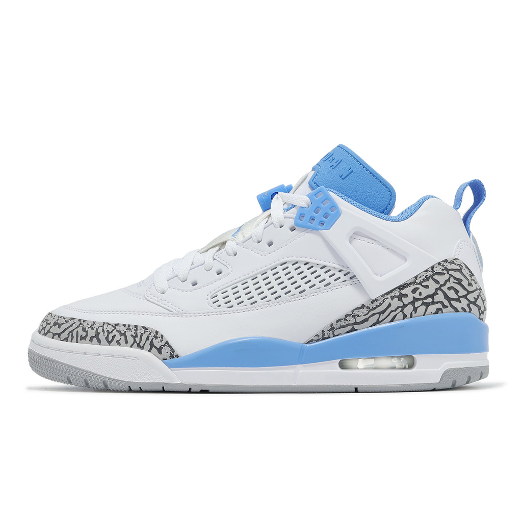 Nike 休閒鞋 Jordan Spizike Low 男鞋 白 北卡藍 AJ 爆裂紋 [ACS] FQ1759-141 | 蝦皮購物