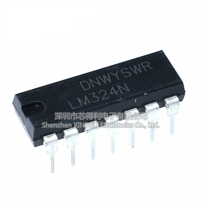 LM324 LM324N 四路運算放大器芯片IC DIP-14 直插14腳 全新現貨 LM324 | 蝦皮購物