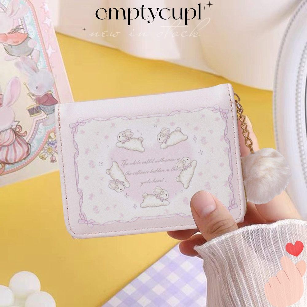 EMPTYCUP零錢包,卡通PU皮革信用卡Holoder,新建防水零錢組織者學生 | 蝦皮購物