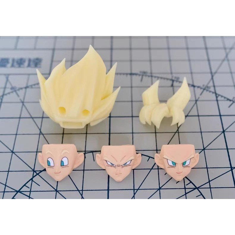 Nono 龍珠悟空全能頭雕 SHF 全功率改裝件適用於萬代 SHF2.0 3.0 機身 | 蝦皮購物