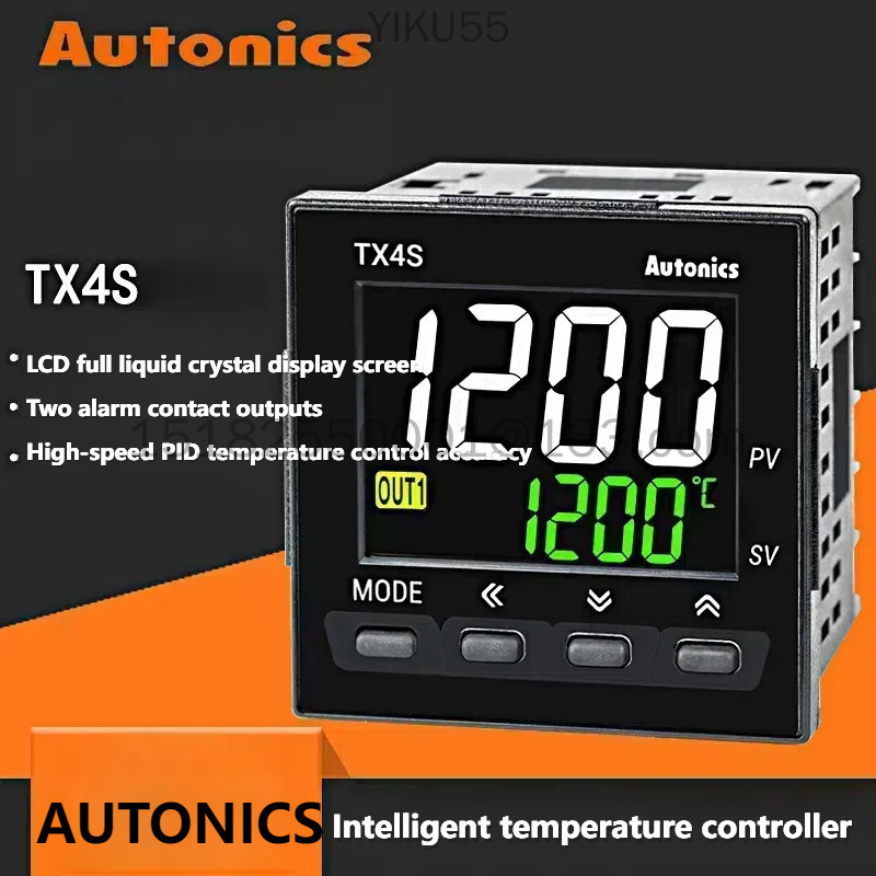 Autonics溫控器tx4s-24r/24s/14r/14s/b4r液晶pid智能溫控器 | 蝦皮購物