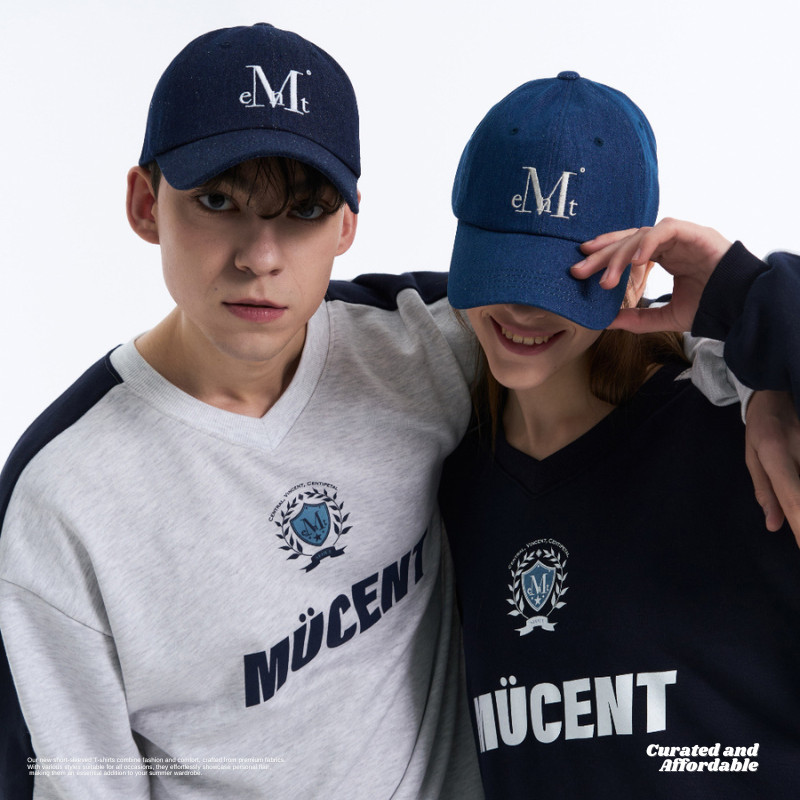 [免運 ]韓國 MUCENT IU同款 Signature ball cap 棒球帽老帽 | 蝦皮購物
