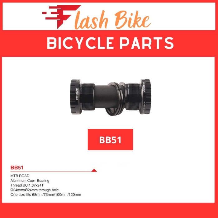 Gineyea BB51 自行車中心軸 BB 型 Twist 68-73 mm 兼容 Sram GPX 曲軸,適用於兩路 | 蝦皮購物