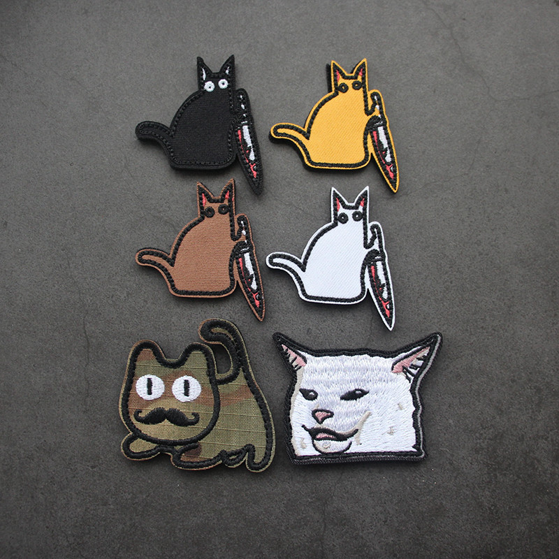 [定制] Cat Meme Beard Cat Warlock Seal 3D Velcro Patch /徽章/臂章/ | 蝦皮購物