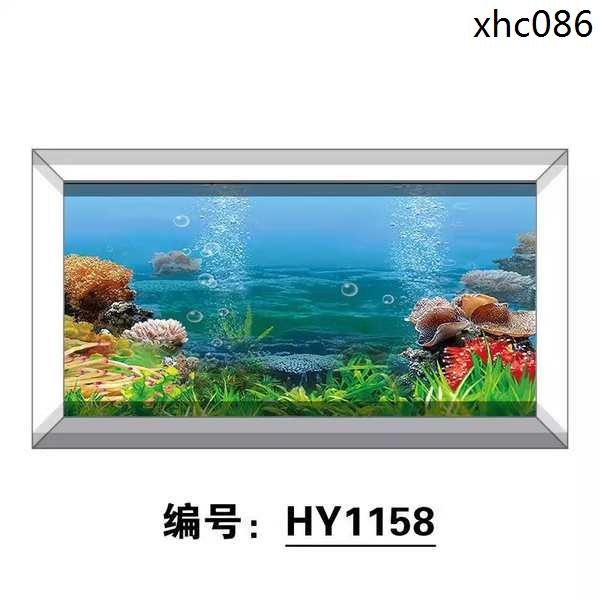 魚缸背景5d貼紙海景海底海洋世界正面自帶膠立體水族箱貼高清耐用 | 蝦皮購物