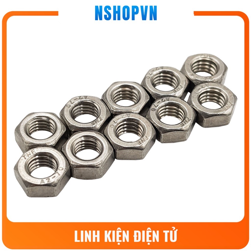 不銹鋼螺母304 M2 M3 M4 M5(10個) | 蝦皮購物