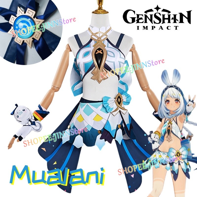 - Jinn - GENSHIN IMPACT Hydro Character MUALANI 角色扮演服裝 Splis | 蝦皮購物