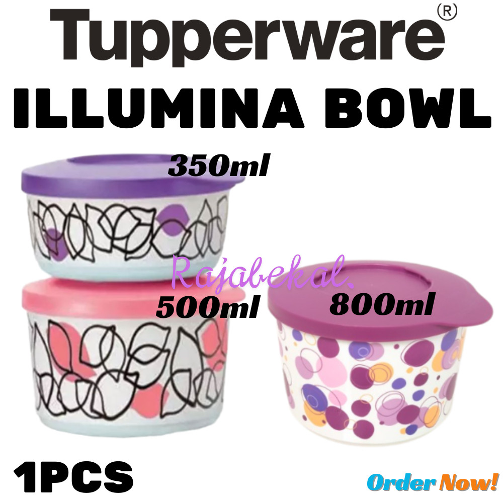 特百惠 Illumina 碗 350ml 550ml 800ml 緊蓋容器 | 蝦皮購物