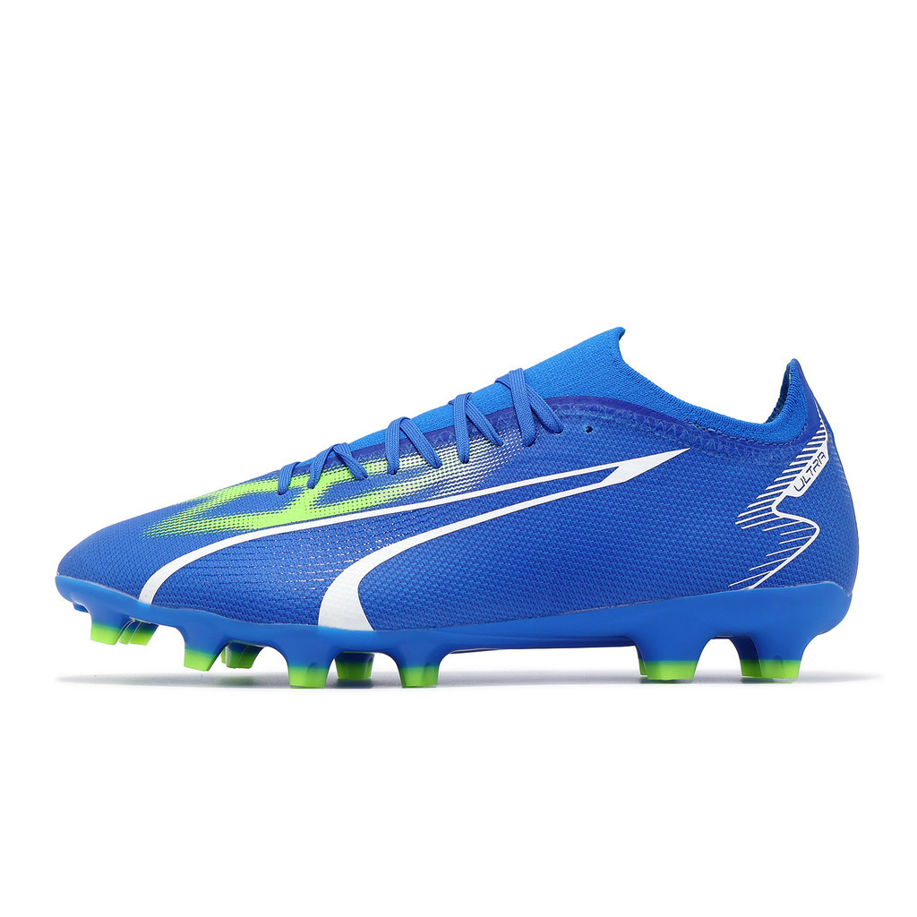 Puma 足球鞋 Ultra Match FG/AG 男鞋 藍 綠 釘鞋 愛迪達 [ACS] 10734703 | 蝦皮購物