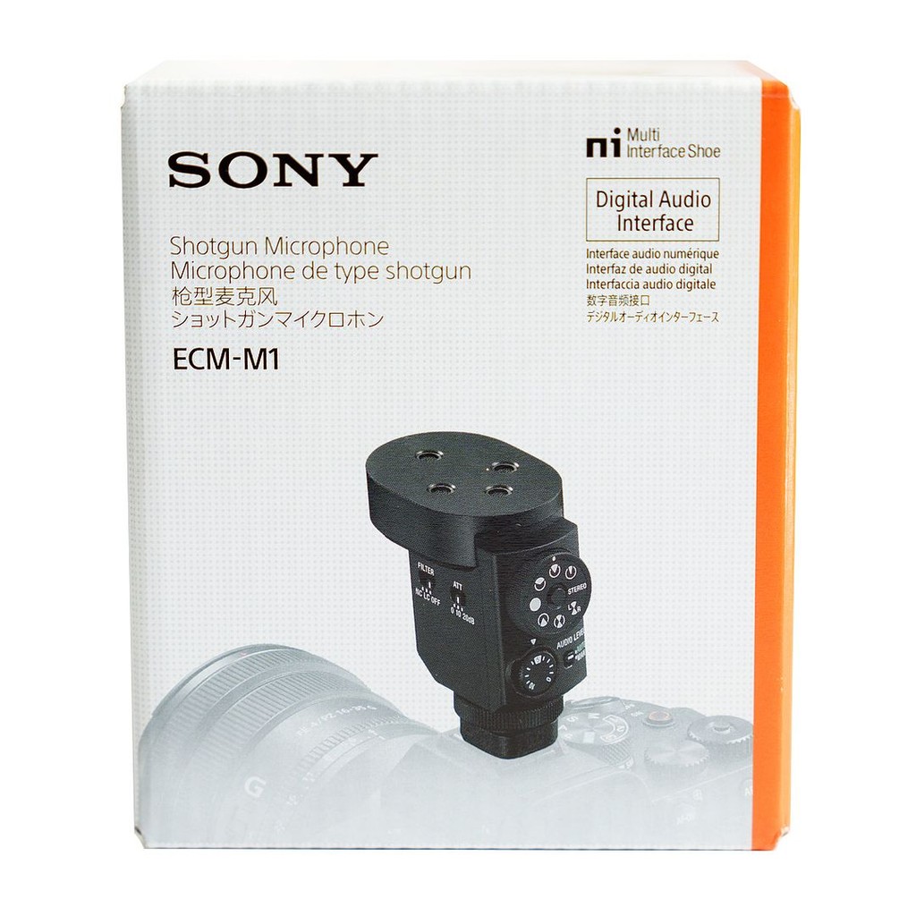 Sony ECM-M1 輕巧指向型麥克風 Shotgun Microphone 具備八種錄音模式 MI熱靴(平行進口) | 蝦皮購物