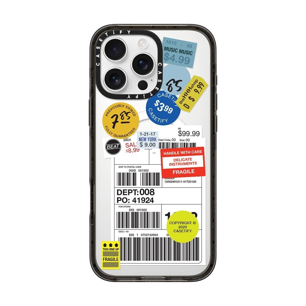 CASETiFY 保護殼 iPhone 16Pro/16 Pro Max 標籤貼紙設計款 Label Sticker Design 2 | 蝦皮購物