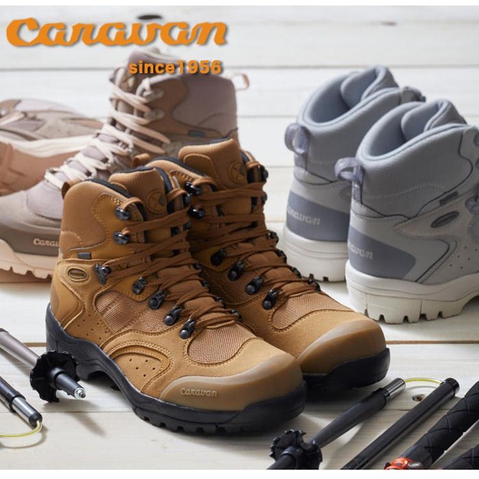 動一動商城 日本【Caravan 】C1_02 中筒登山健行鞋 | 蝦皮購物