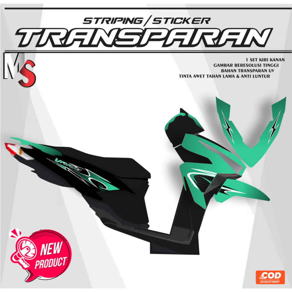 STICKER 透明條紋 Vario Led/125-150 最新定制設計 2025 Varky 04 | 蝦皮購物