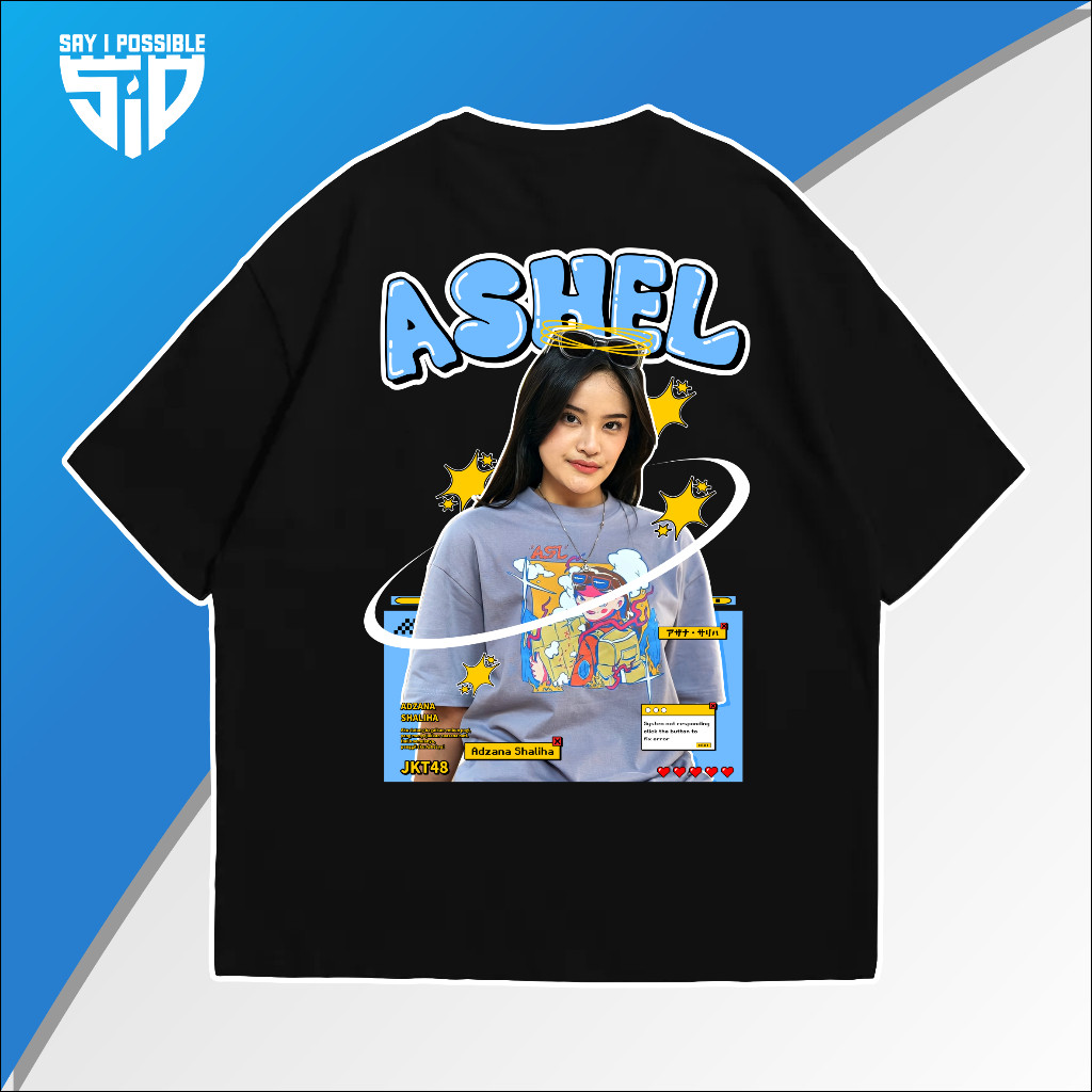 Rumah kaos Trendy kaos JKT48 MY OSHI ASHEL STARS EDITION kao | 蝦皮購物