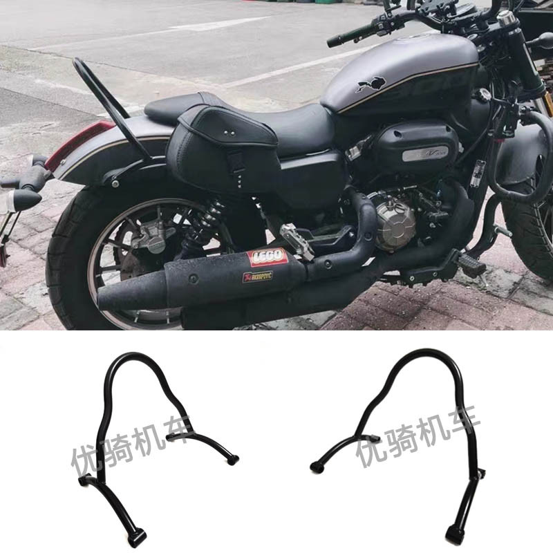 【改裝配件】適用於QJMOTR錢江閃300後靠背QJ300-12R改裝後扶手後尖弓改裝配件 | 蝦皮購物